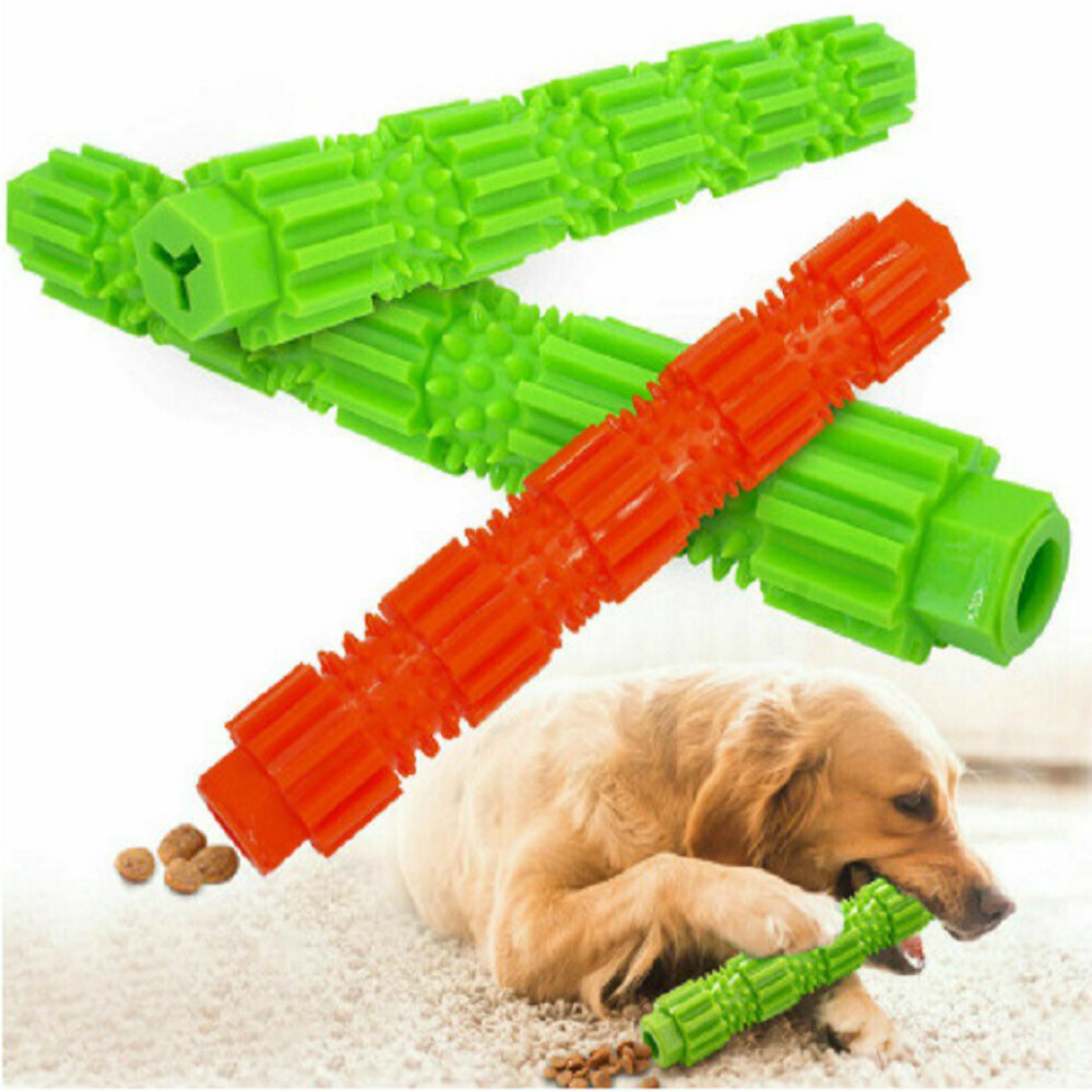 Durable Dog Chew Toy Dog Toothbrush Stick Soft Rub... – Vicedeal