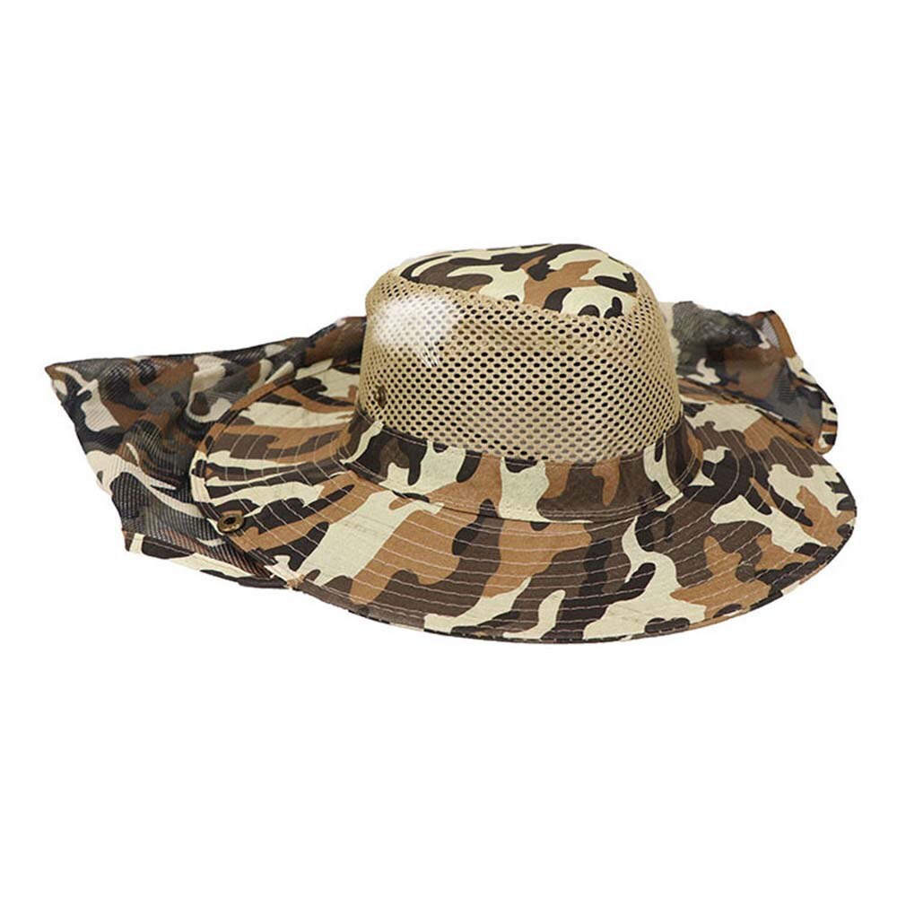 Fishing Hat Wide Brim Breathable Mesh Unisex Outdo... – Grandado