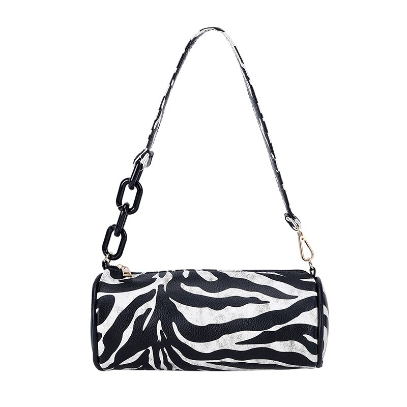 Lepord Pattern Shoulder Bags For Women Cylinder Sh... – Grandado