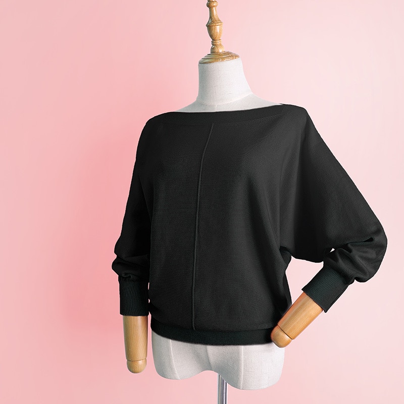 Women Pink Black Ballet Sweaters Warm Dance Top Bo... – Grandado