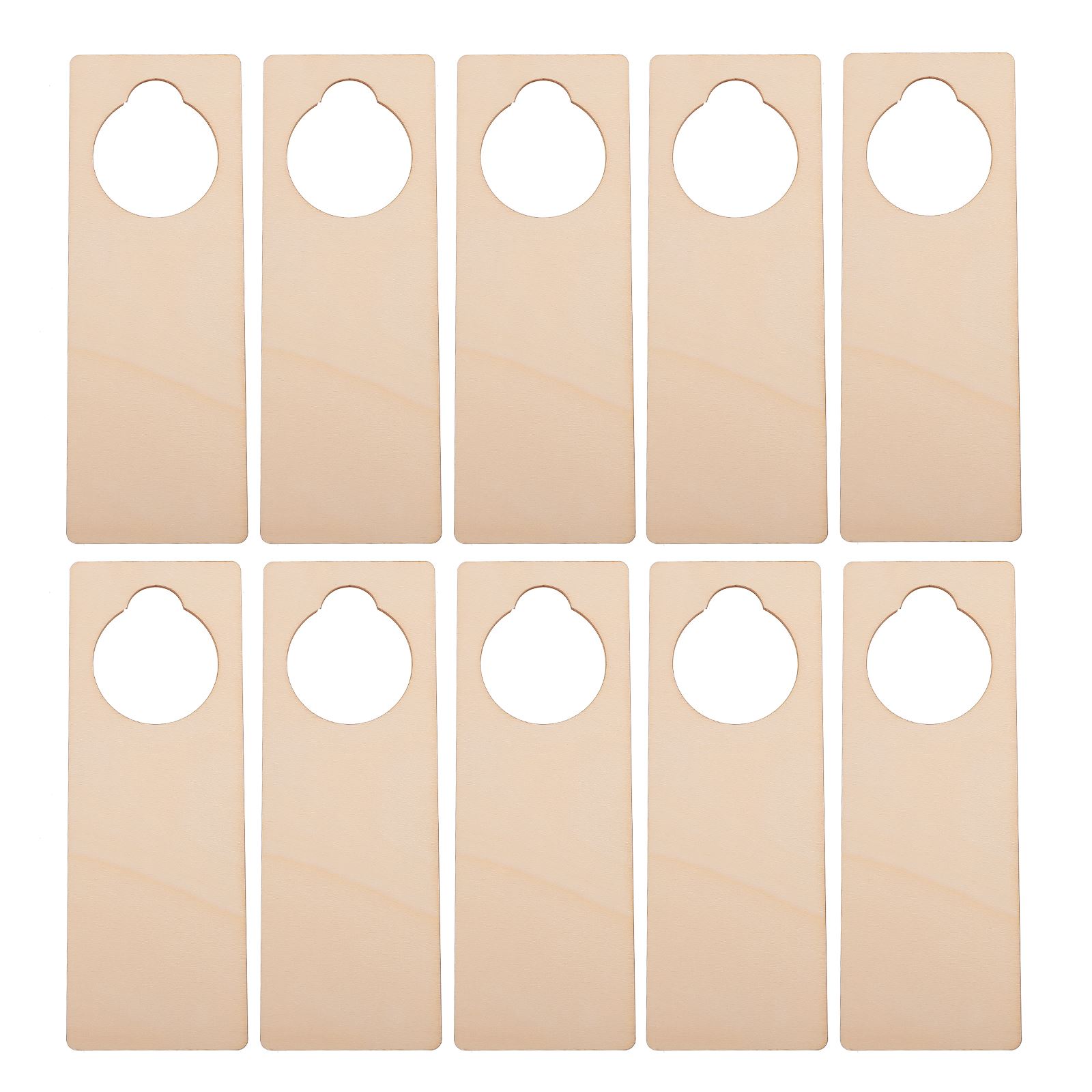 10pcs Blank Doorknob Sign Boards Door Knob Sign Wo... – Grandado