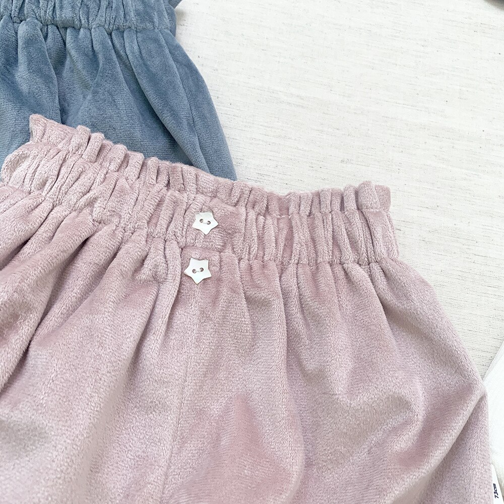 Bombachos de terciopelo para bebé, pantalones cort... – Grandado