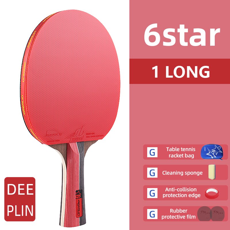 Professionele Ping Pong Rackets Korte Lange Handva... – Vicedeal