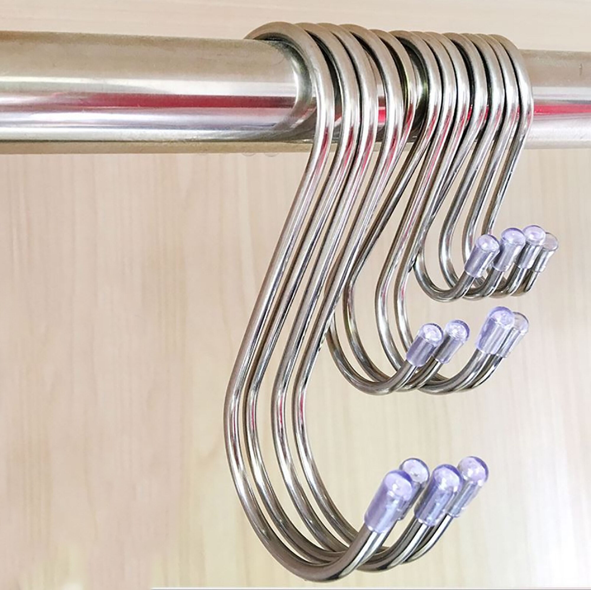 10pcs/6pc S hook key hanger Clothing Store Organiz... – Grandado