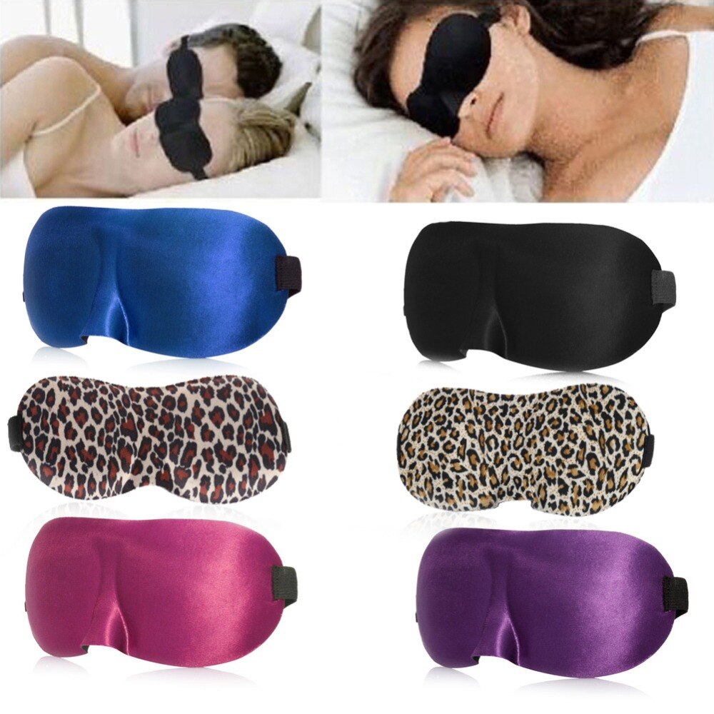 3D soft eye Mask Sponge Cover Blinder travel sleep... – Grandado