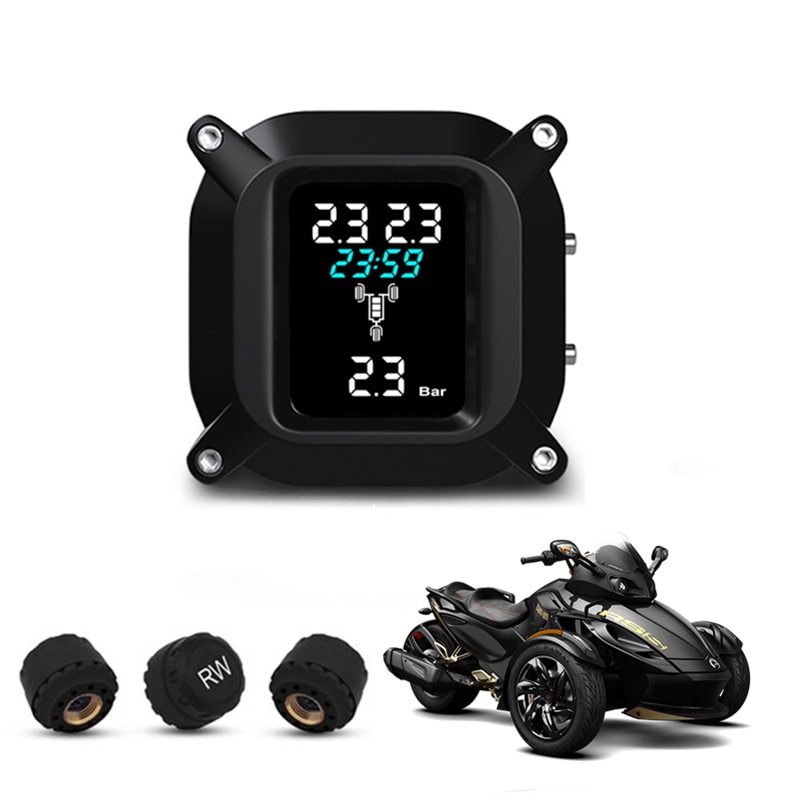 Smart Motorfiets Tpms Trikes Bandenspanning Monito... – Grandado