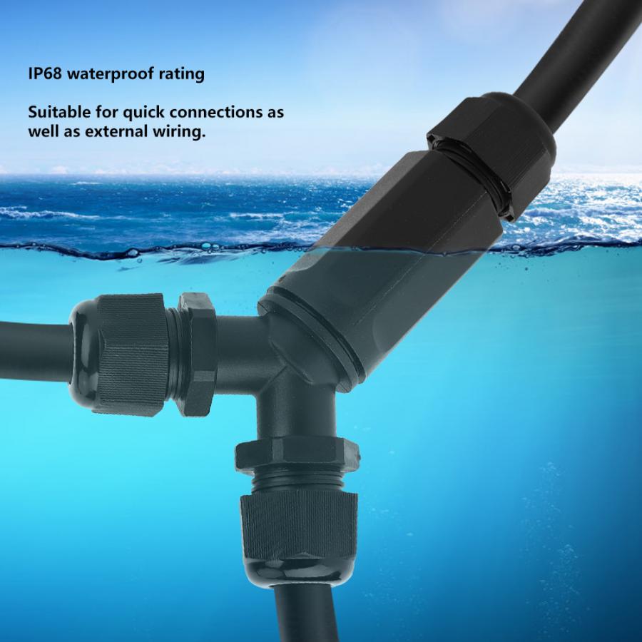 IP68 Waterproof Connector Cable Wire Connector 3Pi... – Vicedeal