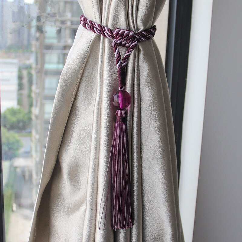 XWL 2Pcs Curtain Tassel Brush Tieback Hanging Ball... – Grandado