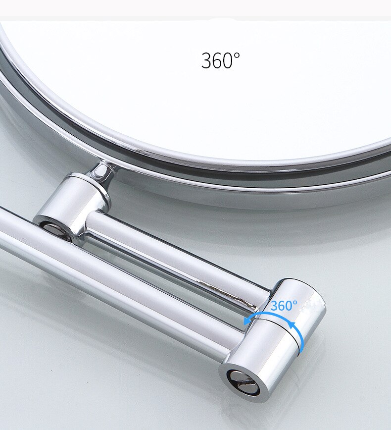 Free-punching Wall-mounted 360° Rotatable 2-face C... – Vicedeal