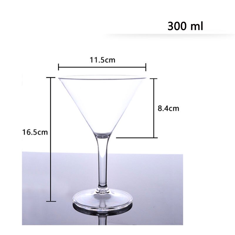 Transparent Unbreakable Acrylic Wine Glasses Set o... – Grandado