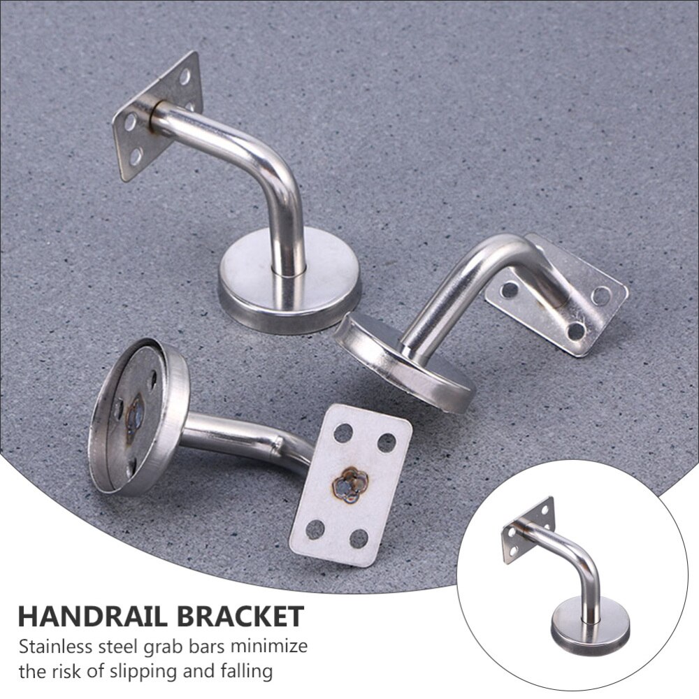 1pc Stainless Steel Handrail Wall Mounted Bracket ... – Vicedeal