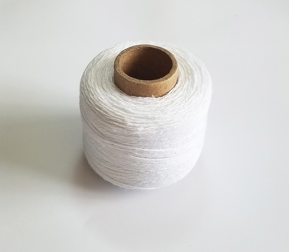 White 100% Linen Sewing thread twine cords 2(3)-Pl... – Vicedeal