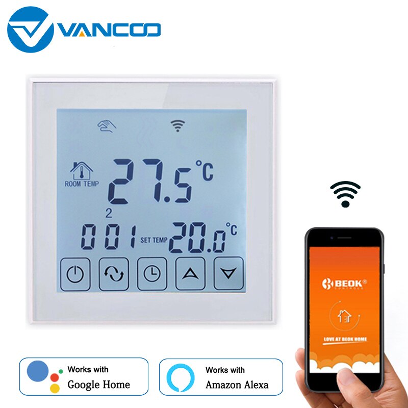 WiFi Smart Thermostat 220V Electric Heating Thermo... – Grandado