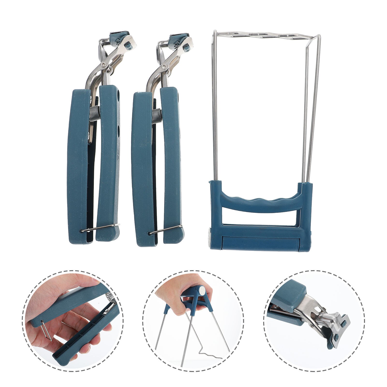 3pcs Pot Pan Clamp Pan Bowl Gripper Kitchen Bowl C... – Vicedeal