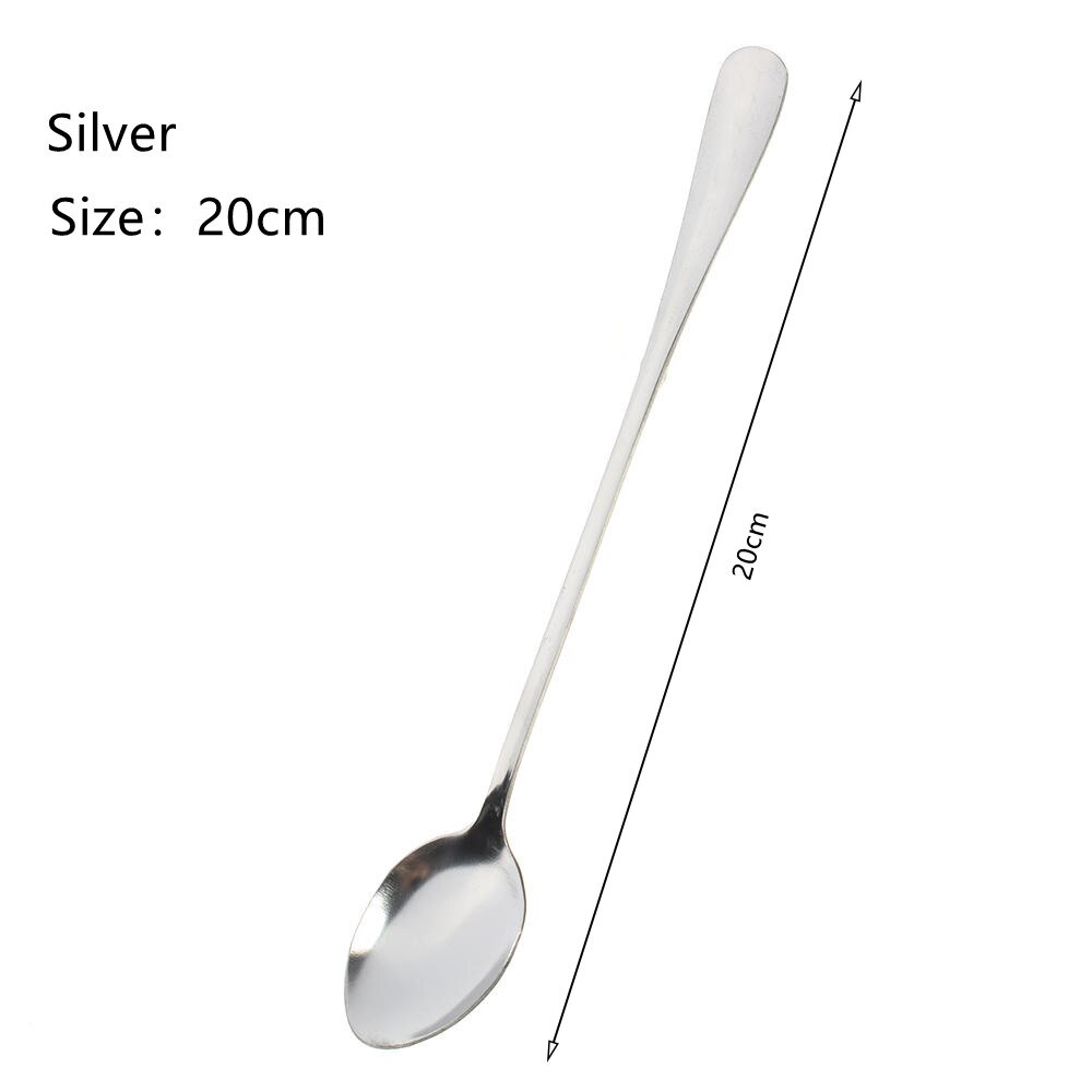 4 Colors Stainless Steel Mixing Cocktail Spoons Wi... – Vicedeal
