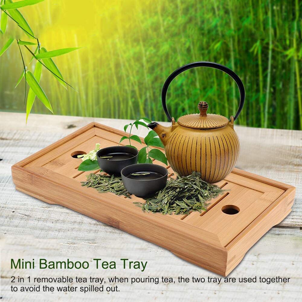 Bamboe Theeblad Chinese Gongfu Thee Accessoires Se... – Grandado