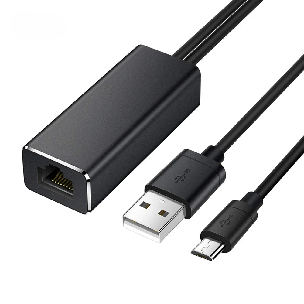 Micro usb til rj45 100 netværkskort ethernet-adap... – Grandado
