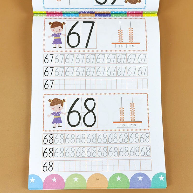 Children Learning Numbers 0-100 Handwriting Practi... – Grandado