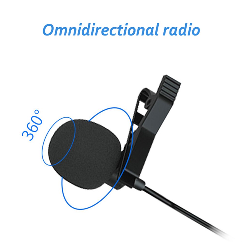 Mini Tie-clip Microphone Condenser Microphone Clip... – Grandado