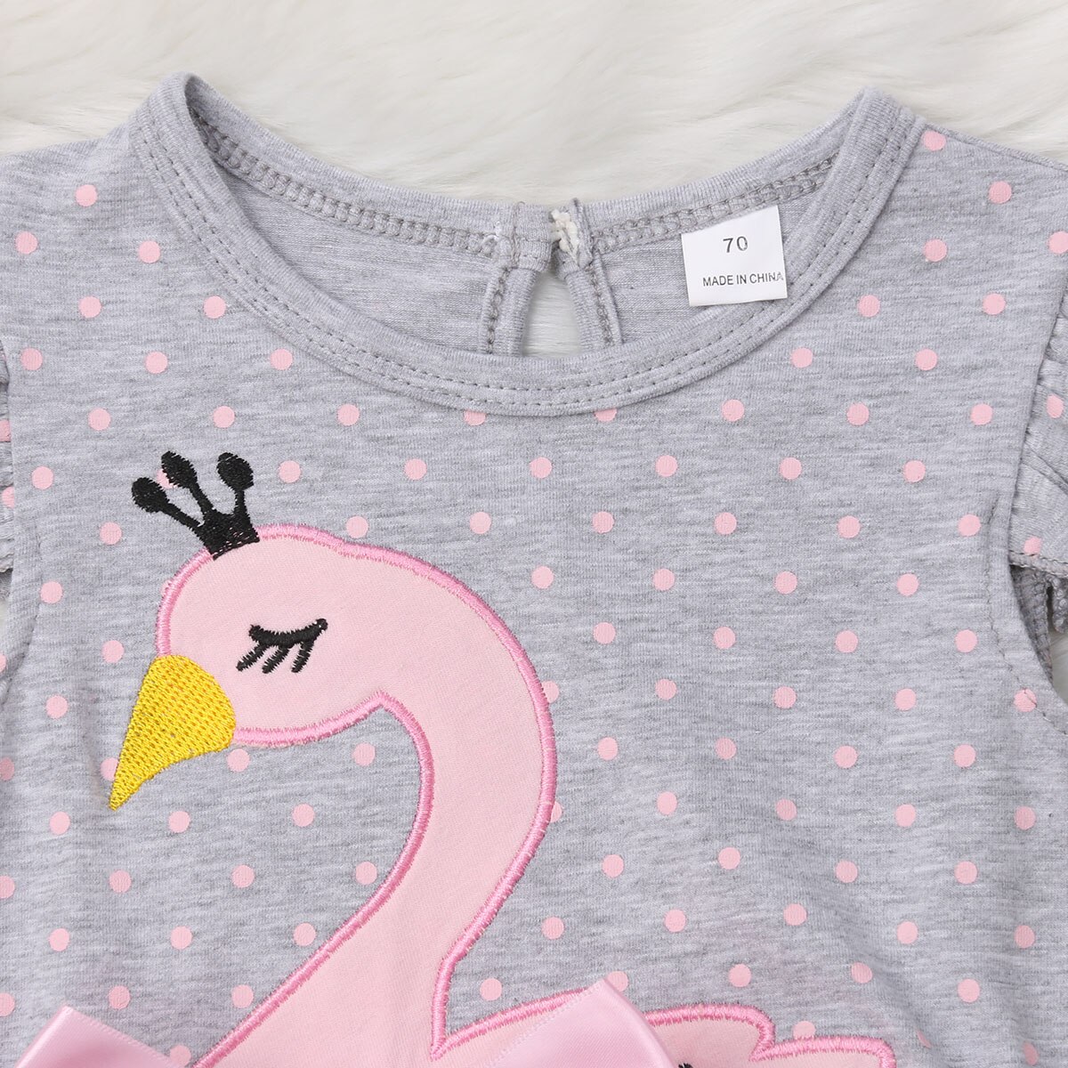 Brand Newborn Infant Kids Baby Girls Swan Bodysuit... – Grandado