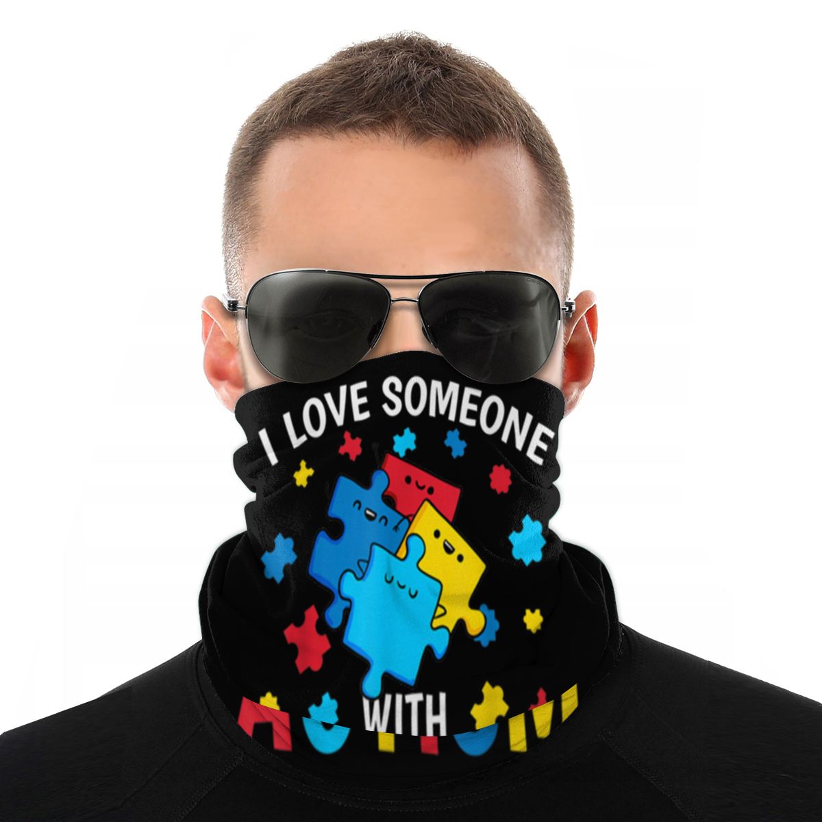 Autism Awareness I Love Someone With Autism Top Co... – Grandado