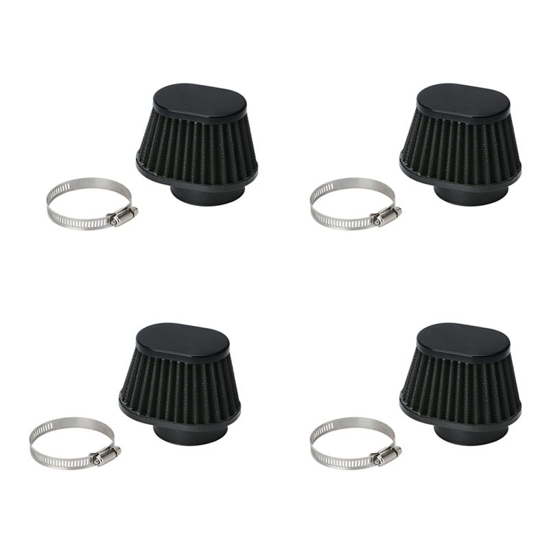4 Pcs Universal Round Tapered Car Motorcycle Air F... – Grandado