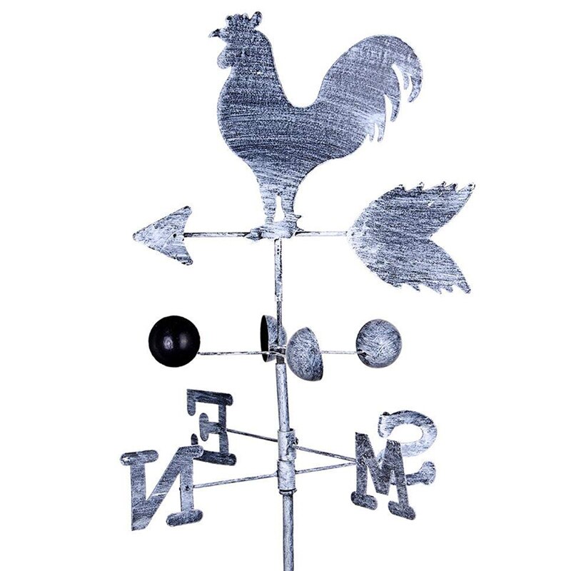 Traditional Rooster Weathervanes Iron Cock Wind Va... – Vicedeal
