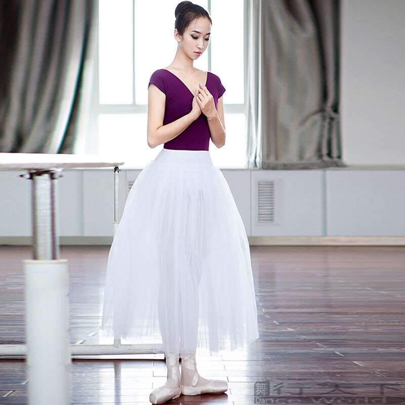 SONGYUEXIA Woman ballet long skirt Adult white bal... – Grandado
