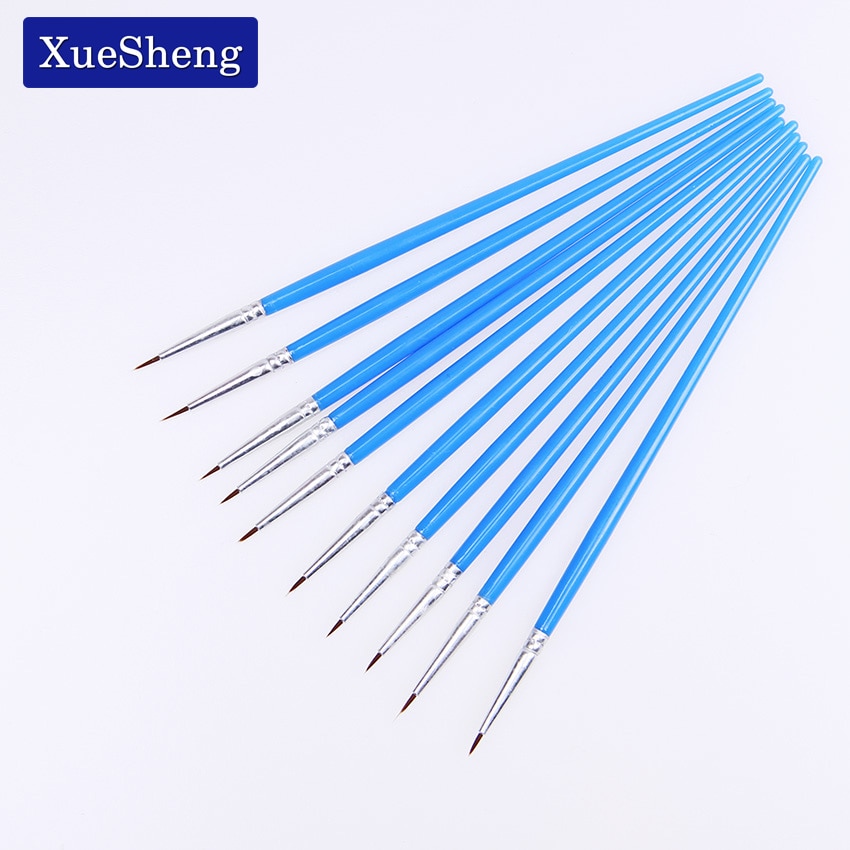 10 Pcs/Set Fine Hand Painted Thin Hook Line Pen Bl... – Grandado