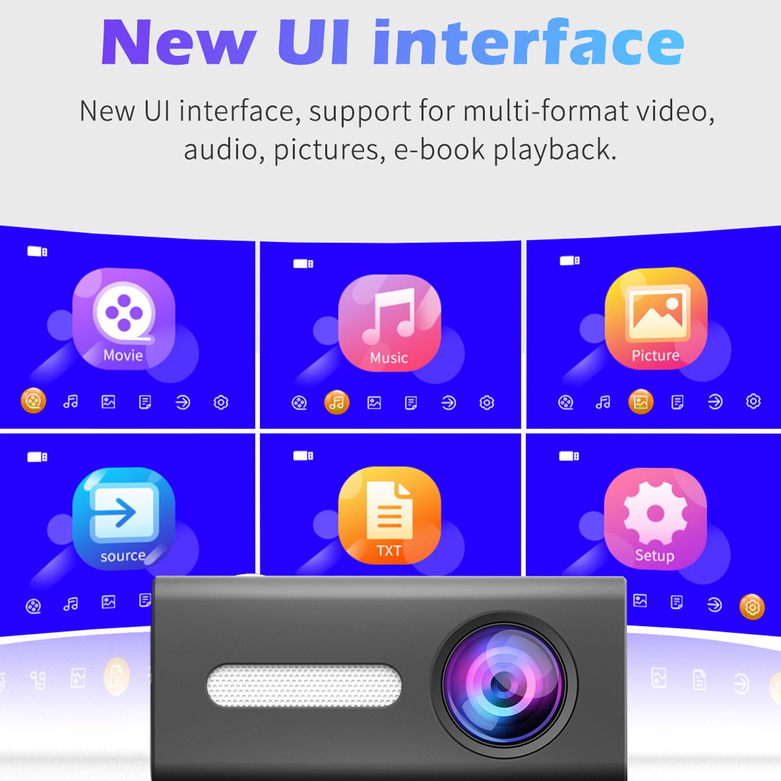 T300 Haushalt FÜHRTE Projektor Mini Tragbare Proje... – Vicedeal