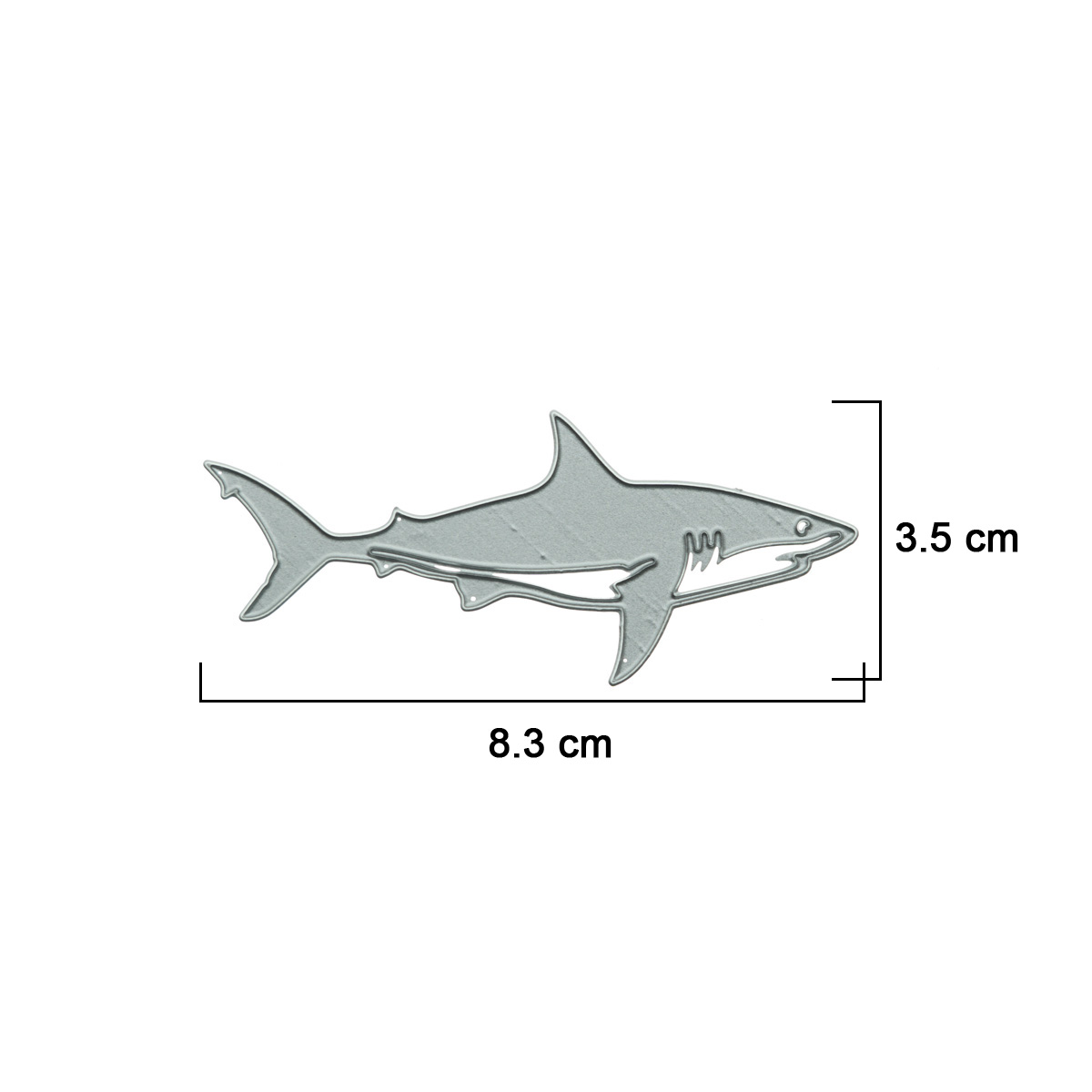 Small Size Shark Pattern Metal Cutting Dies Craft ... – Grandado