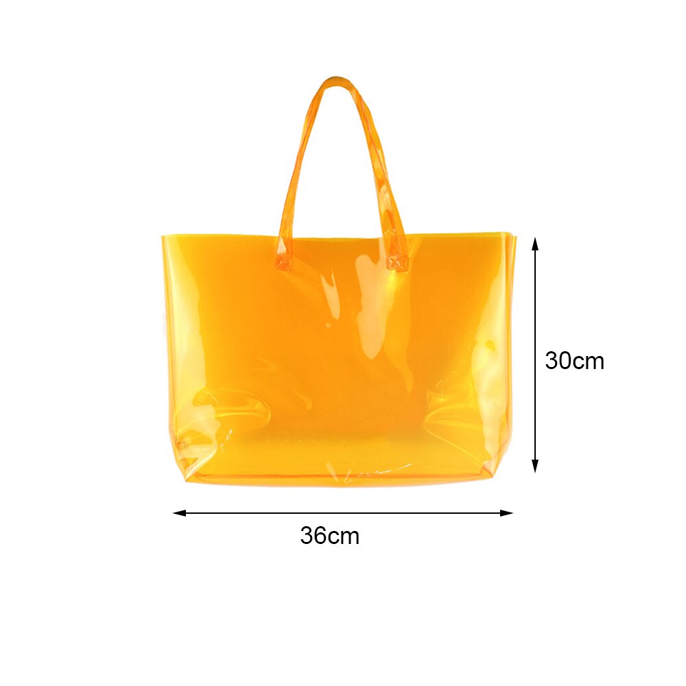 Sac à main en PVC Transparent épaissi Orange, sac ... – Grandado