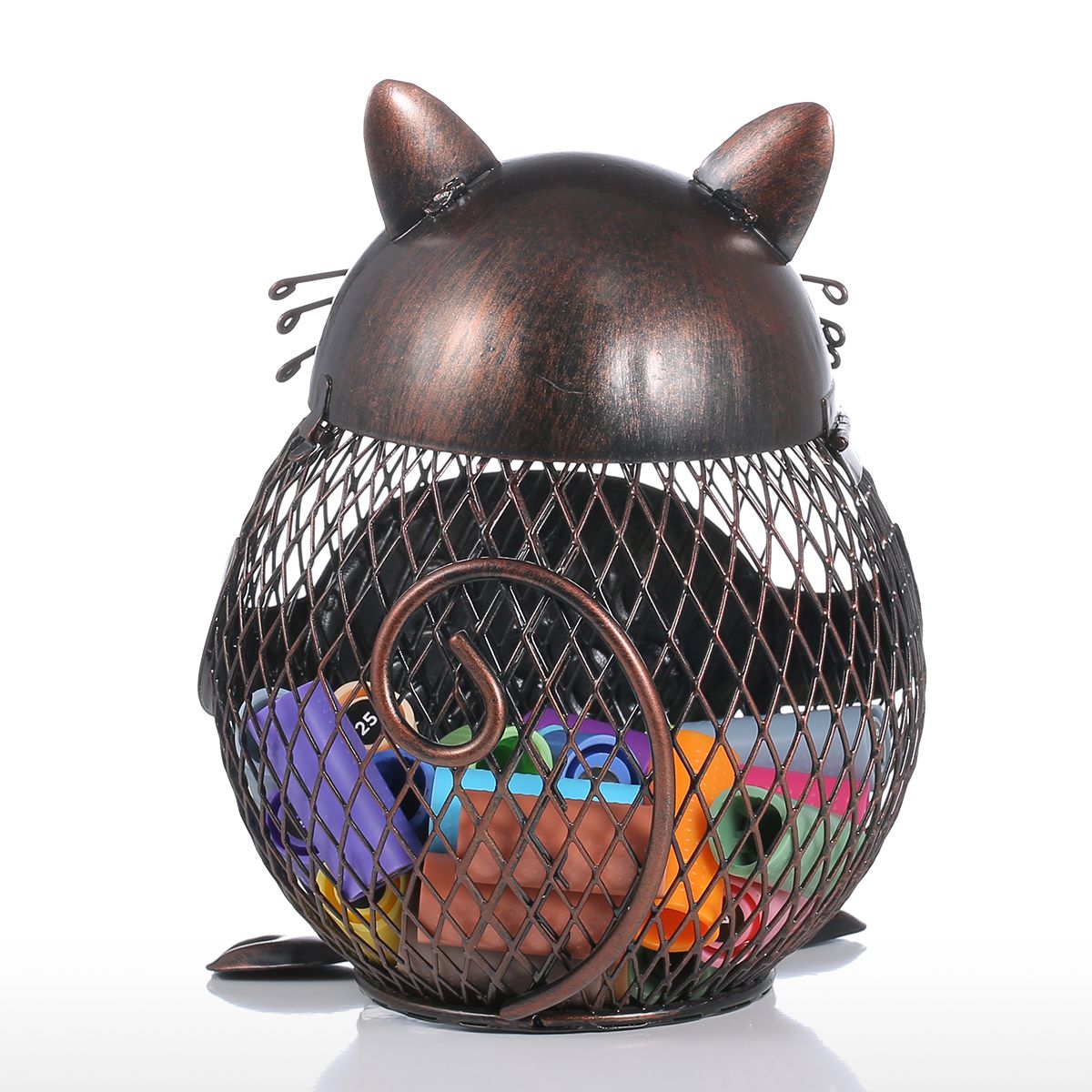 Kitten Cat Shaped Wine Cork Container Tooarts Anim... – Grandado