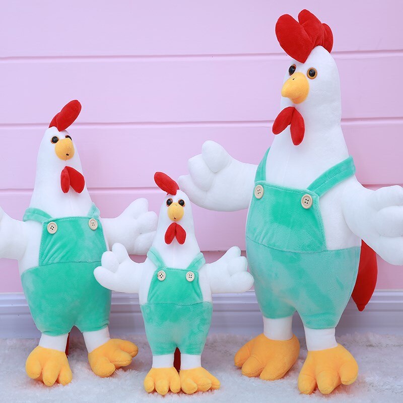 Plush toy strap big rooster red doll mascot pillow... – Grandado