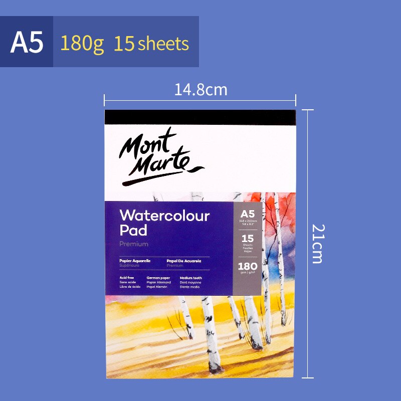 A3/A4/A5 Thick Cotton Watercolour Paper Painting B... – Vicedeal