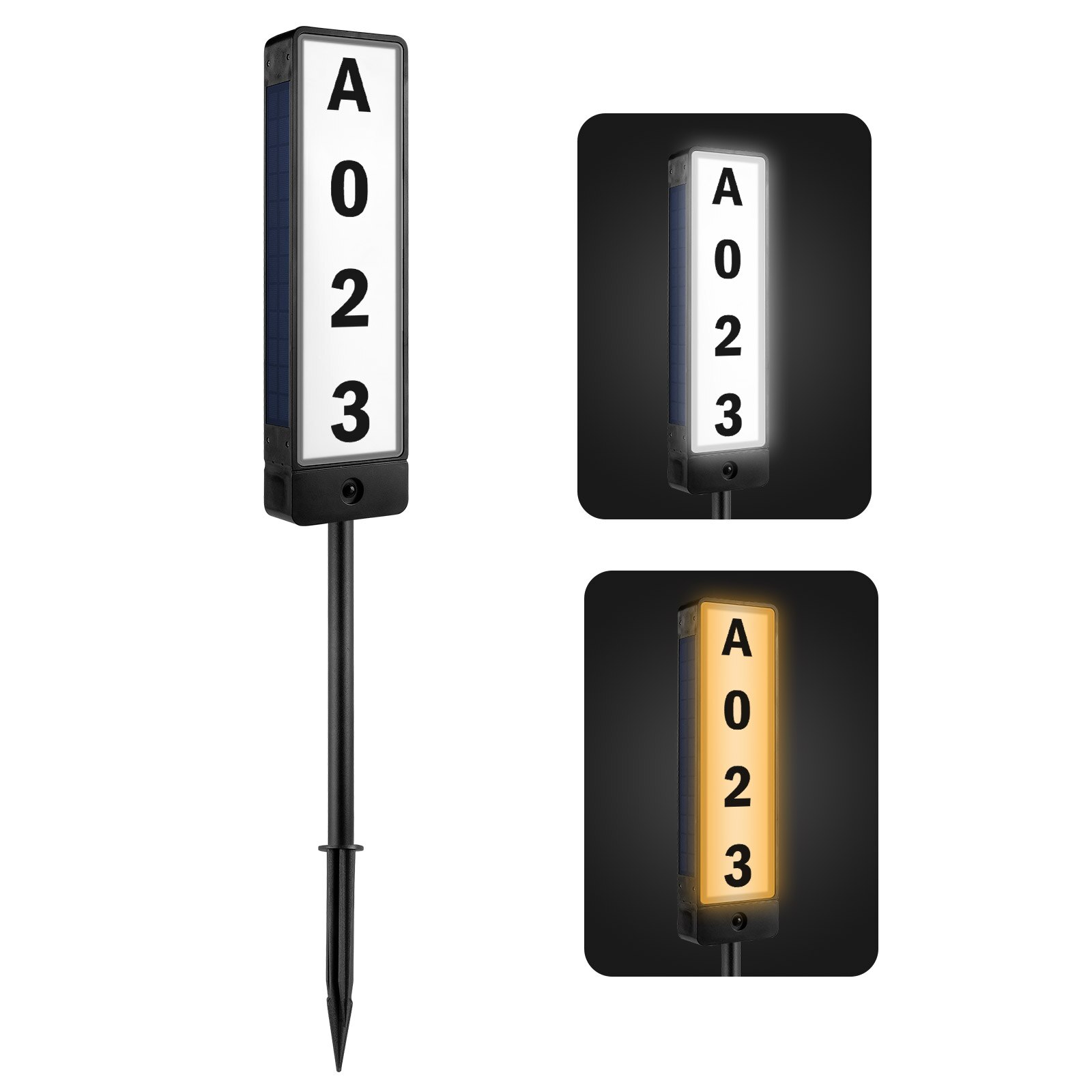 T-SUN Solar Powered Door Number Light Apartment Ho... – Vicedeal