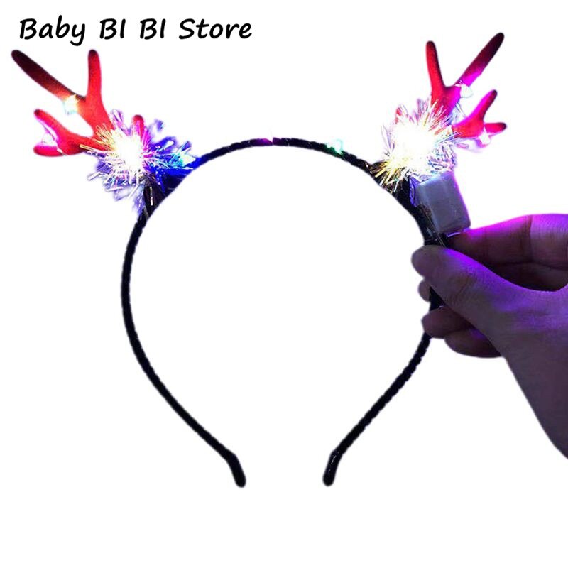 Adult Children Christmas Headband Flashing LED Lig... – Grandado