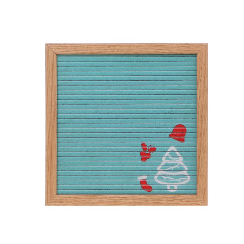 Vilt Brief Board 10X10 Inch Massief Eiken Houten M... – Vicedeal