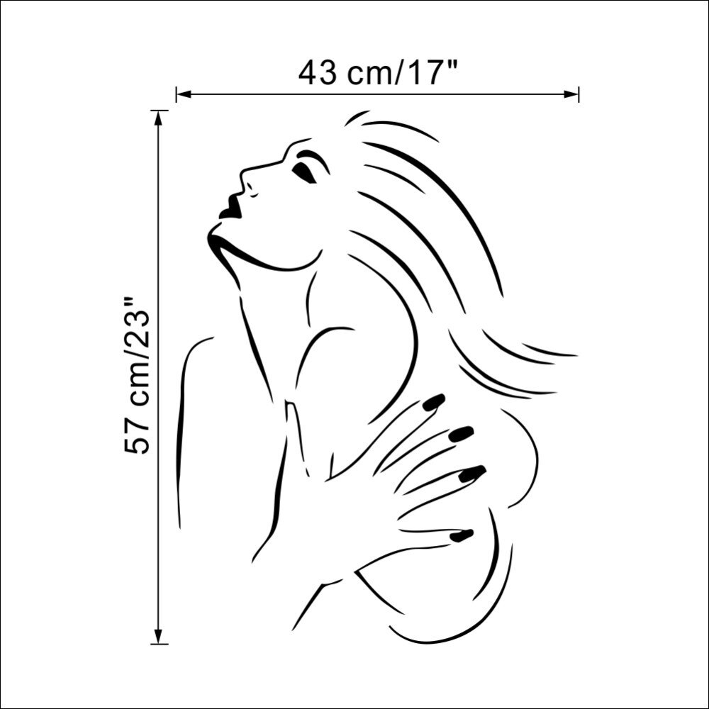 Wall Stickers Nail Bar Shop Hair Beauty Salon Wall... – Grandado