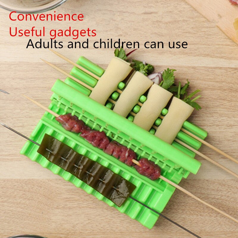 Skewers Kebab Maker Barbecue Stringer Box Machine ... – Vicedeal