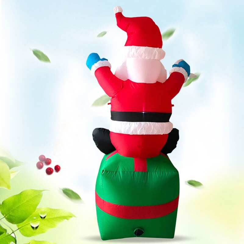 1.8m LED Air Inflatable Santa Claus Figure Blower ... – Grandado