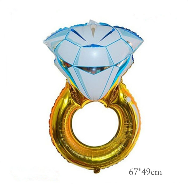 Diamond Ring Foil Balloons LOVE Ballon Inflatable ... – Vicedeal