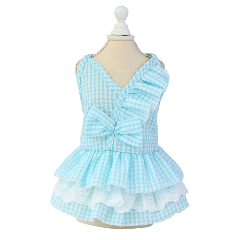 Vestido para perros mascota algodón estilo Vestido... – Grandado