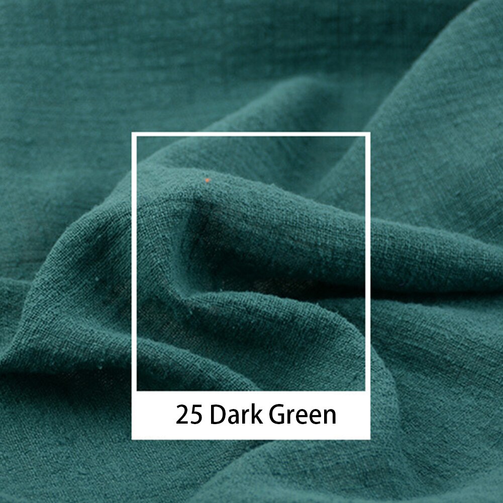 5 Meters Patchwork Solid Cambric Linen Fabric Mate... – Vicedeal