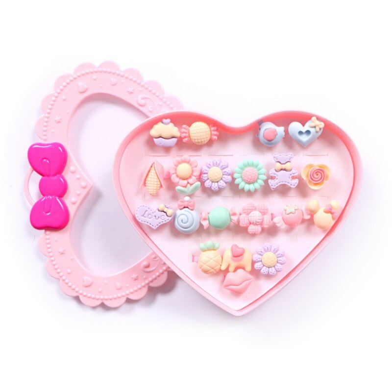 20PCS Kids Cute Sweet Ring Cartoon Flower Baby Kid... – Vicedeal