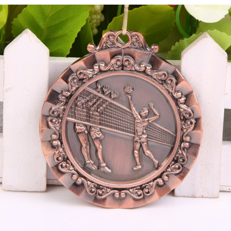 Volleyball Medals Gold Color Medal and Silver Colo... – Vicedeal