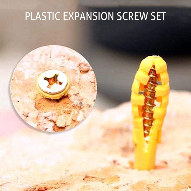 50Pcs Plastic Anchor Bolt Expansion Tube Pipe Self... – Vicedeal
