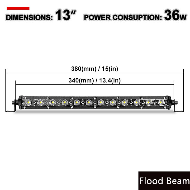18W 36W 54W Auto Arbeit Licht Bar Scheinwerfer Suc... – Vicedeal