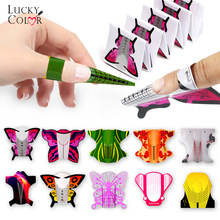 100 Pcs Vlinder Nail Form Tips Acryl DIY Tip UV Ge... – Vicedeal