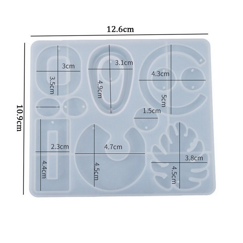 Crystal Epoxy Hars Uv Lijm Mold Silicone Oorbel Ha... – Grandado